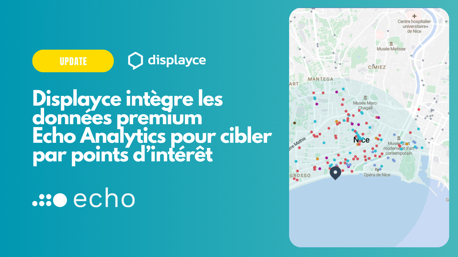 DOOH & POI : Displayce et Echo Analytics nouent un partenariat
